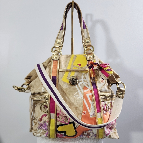 Coach | Bags | Coach Poppy Graffiti 2 Way Bag | Poshmark